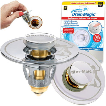 Mer-Maid Drain Magic Universal Sink Stopper | BulbHead