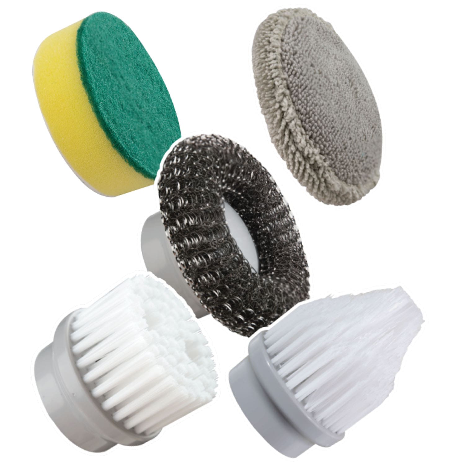 Horsepower Scrubber - 5 pc Replacement Brush Heads – BulbHead