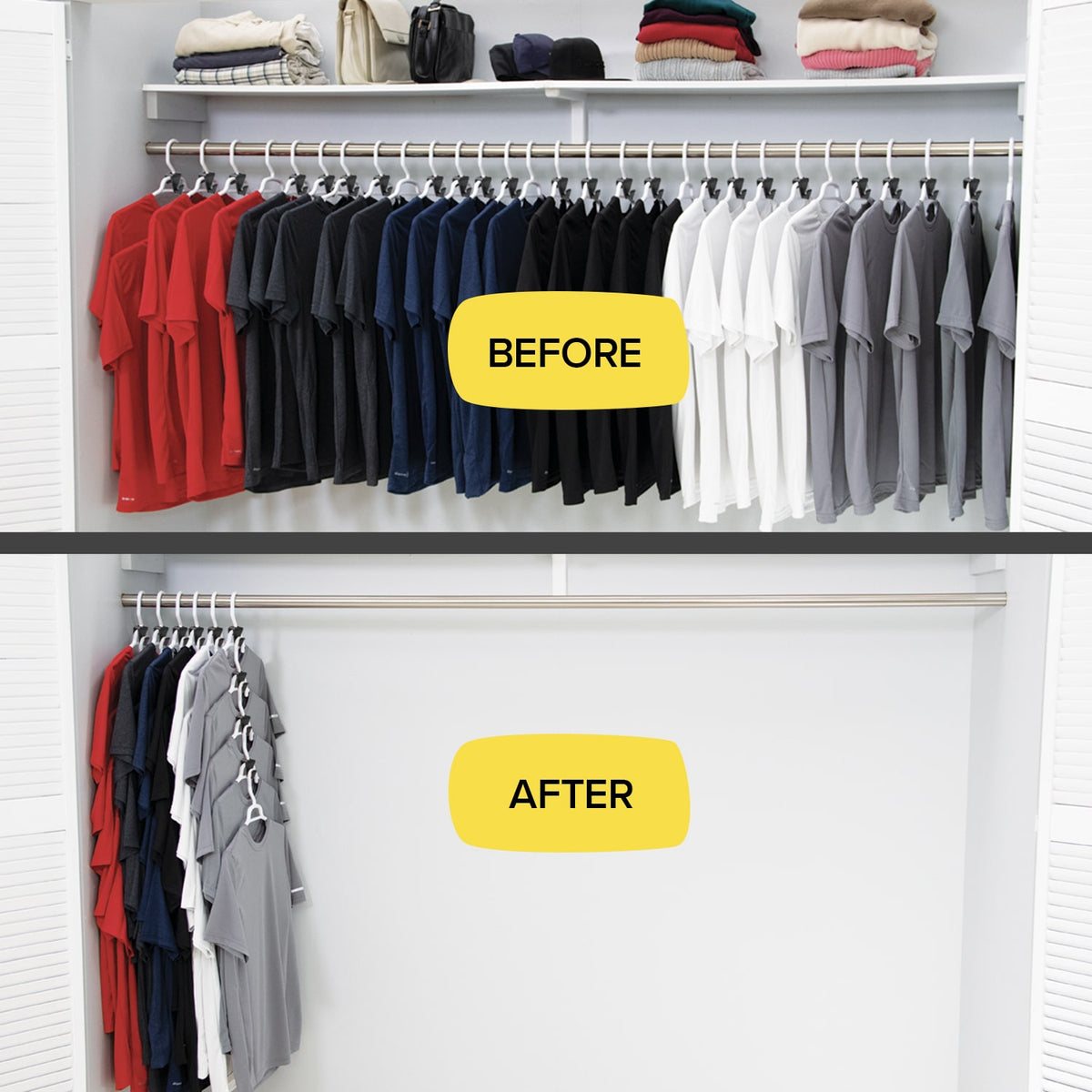 Maximize Closet Space with RUBY Space Triangles! – BulbHead
