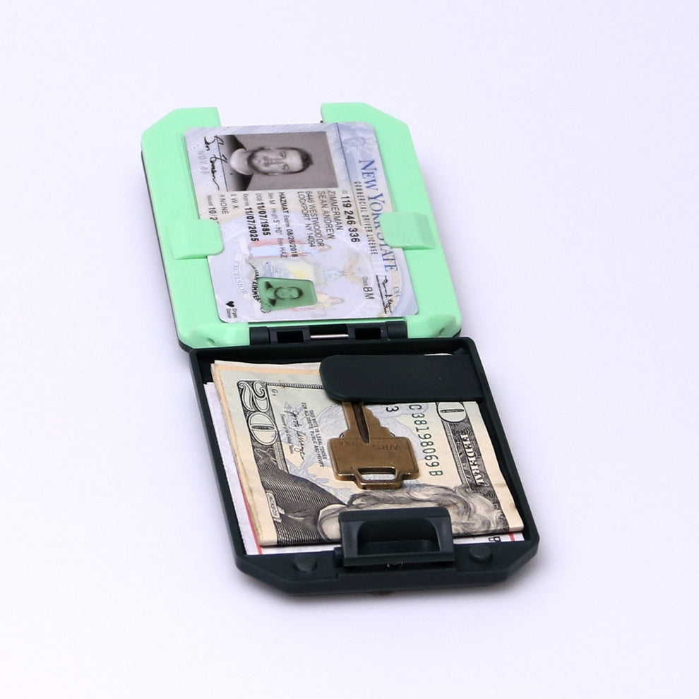 Slim Mint Wallet | BulbHead