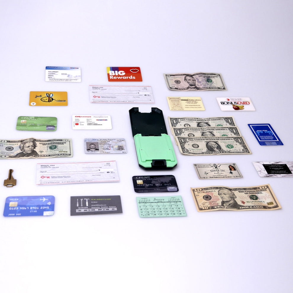 Slim Mint Wallet | BulbHead