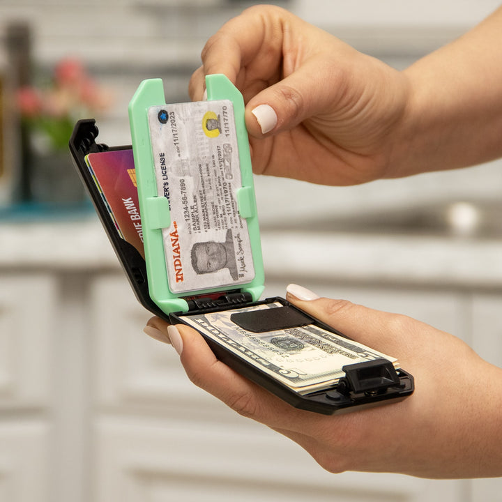 Slim Mint Wallet | BulbHead